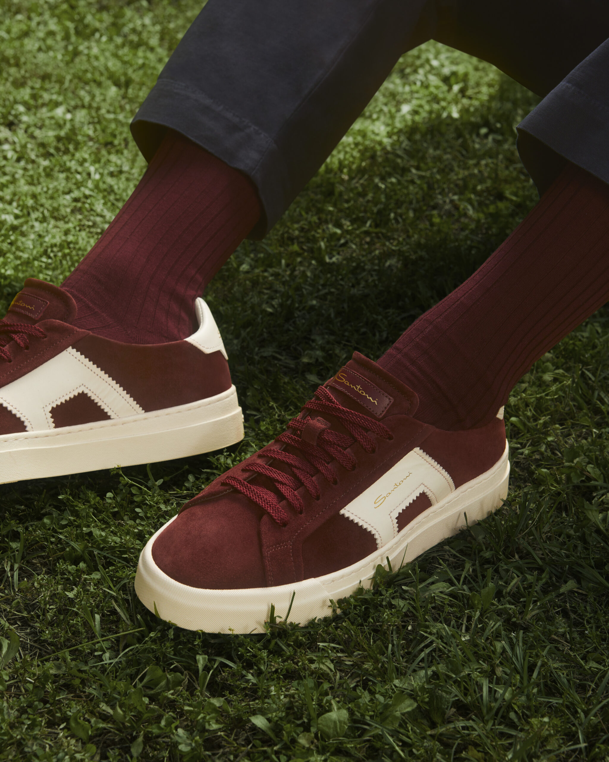 SANTONI Unveils a Chromatic Tale: FW 23 Men's Collection - The Luxe Scoop