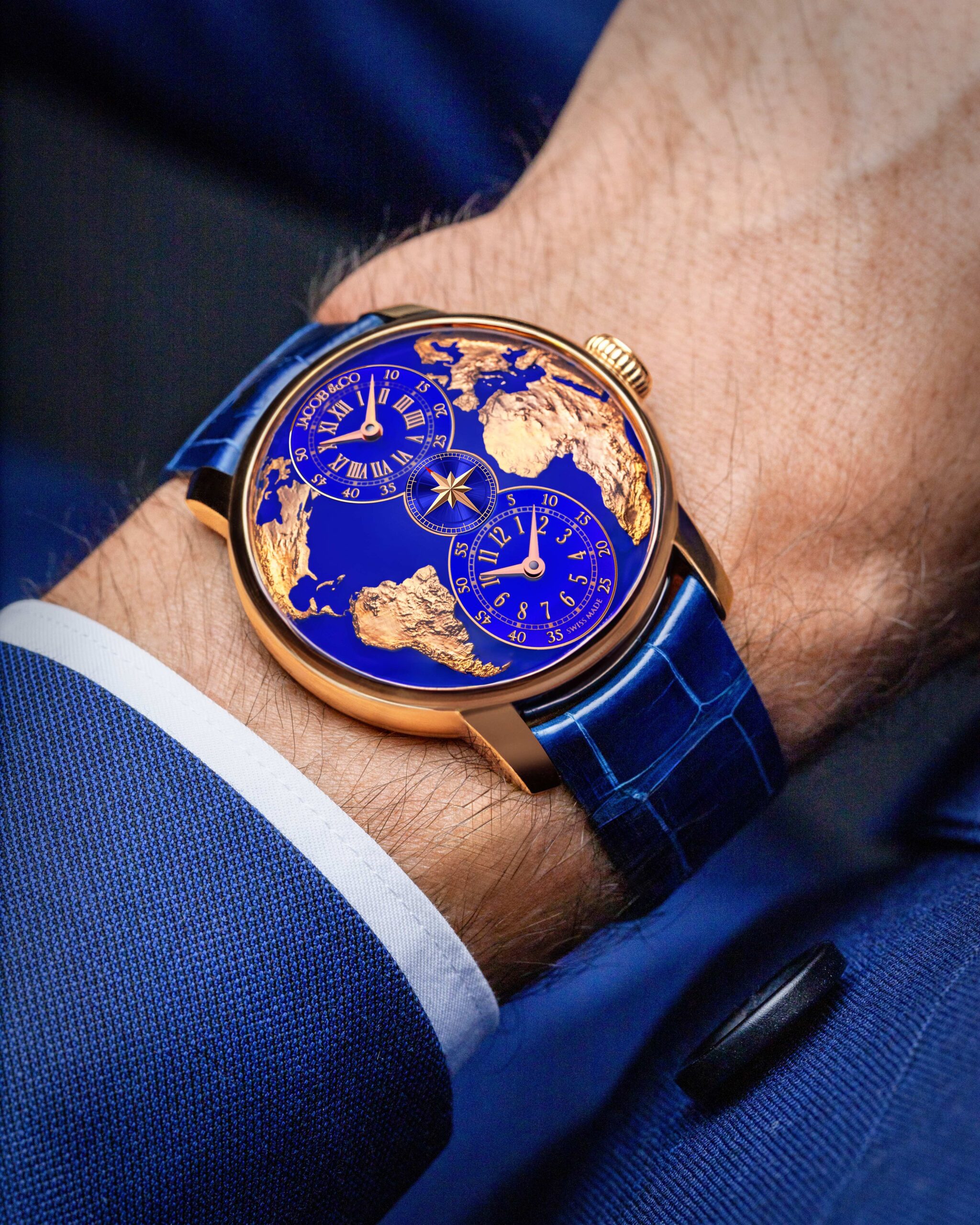 The World Is Yours Dual Time Zone: A Timeless Legacy from Jacob & Co ...